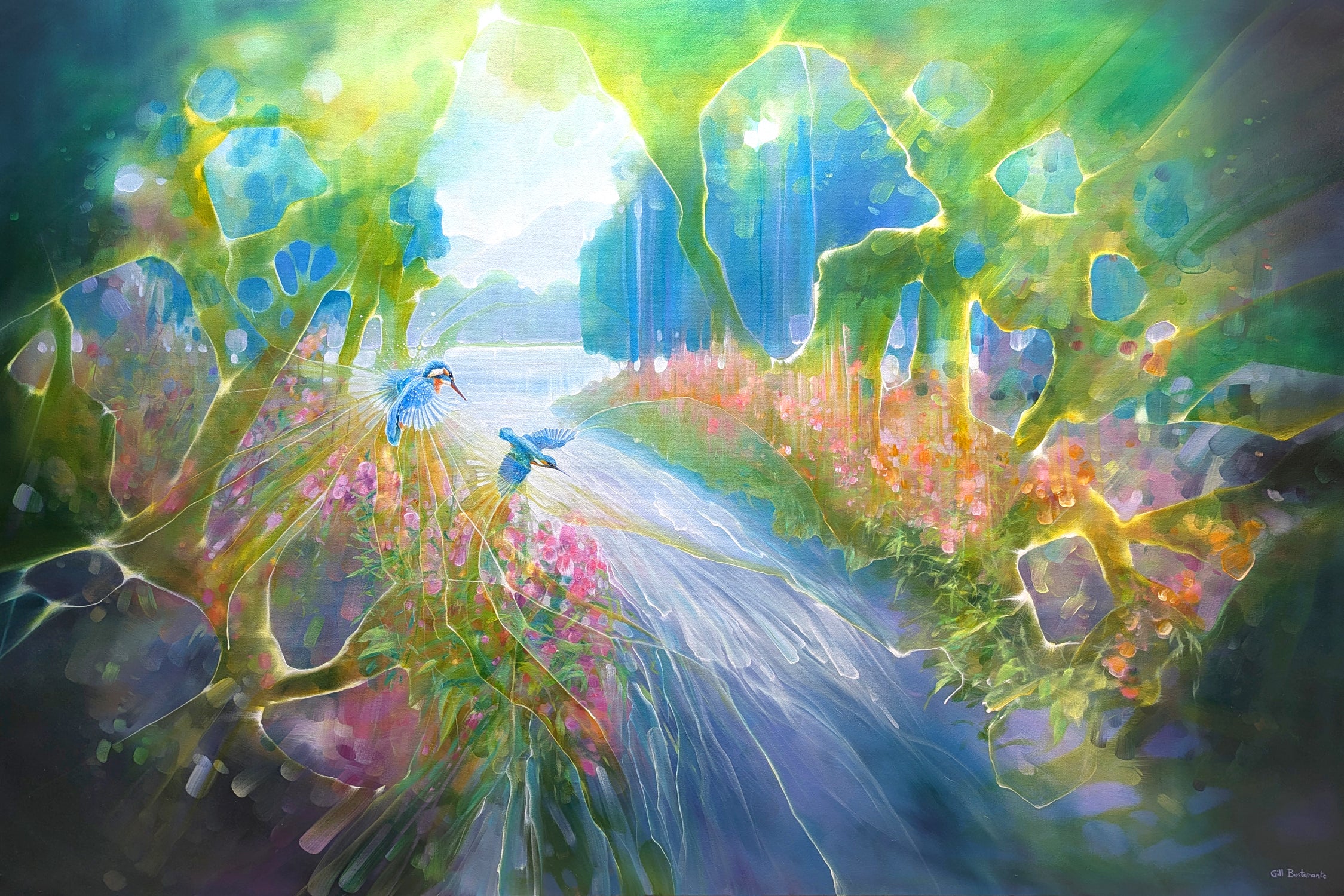 Nature Weaves a Spell Nature Weaves a Spell - very large landscape pai ...