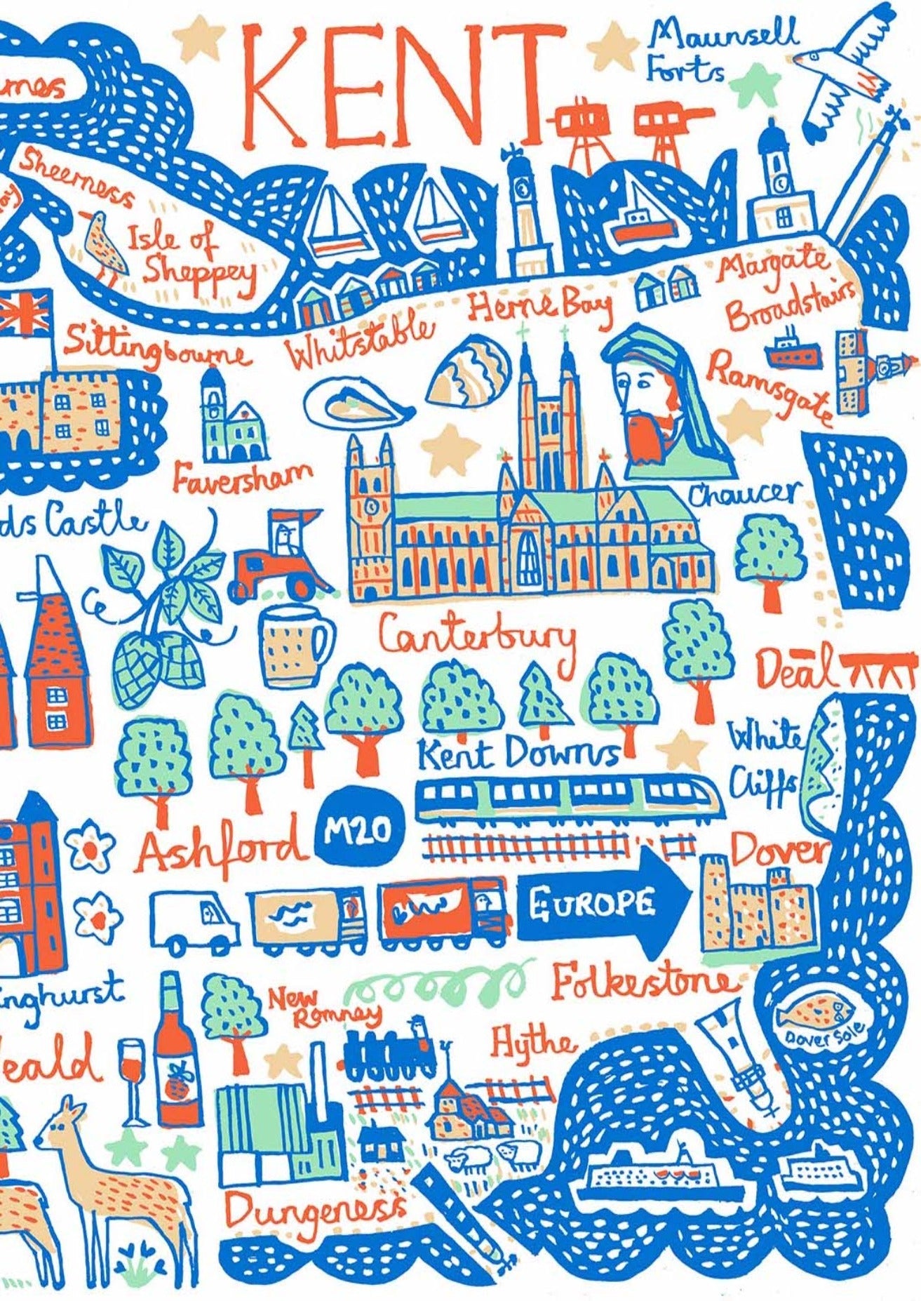 Kent Art Print – Resident Artisan